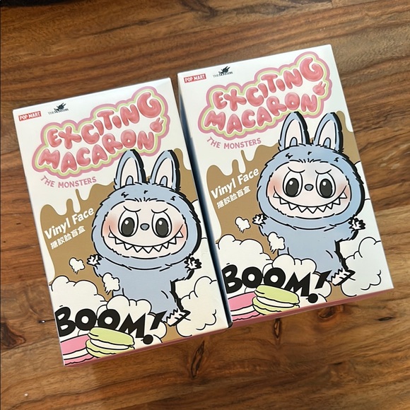 POP MART | Toys | Authentic Popmart Labubu Exciting Macaron Vinyl Face ...
